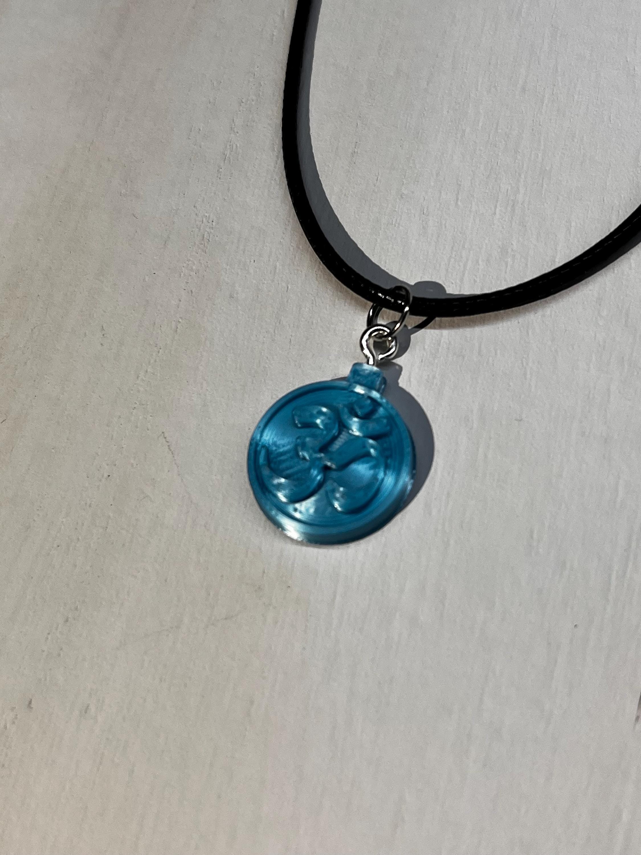 Aum Pendant (3D Printed PLA Plastic) – 3D Concepts