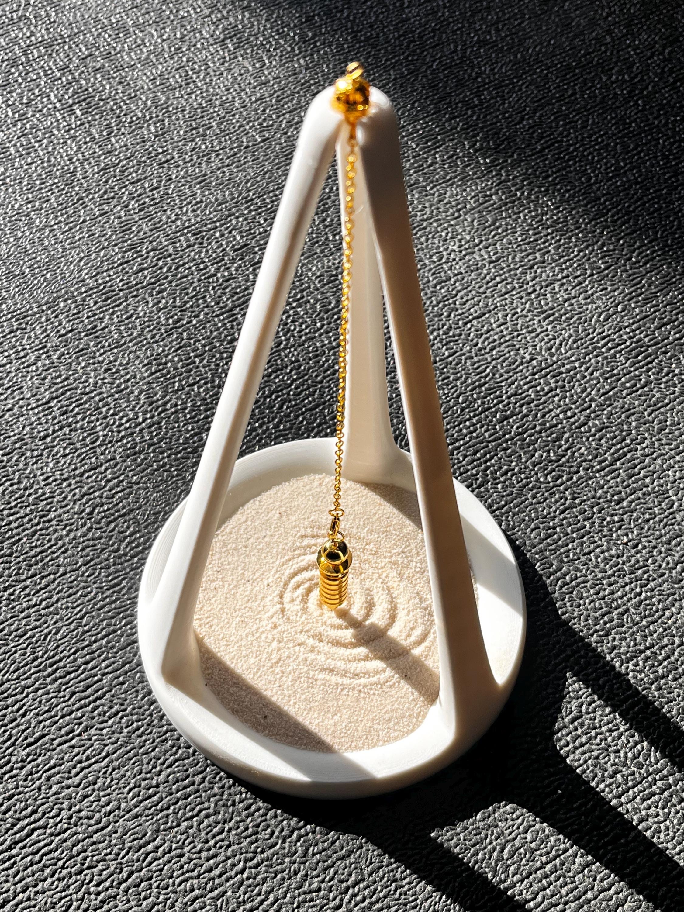Ariel 3D Printed Pendulum Sand Stand: Divination Tool, Gothic Altar De ...