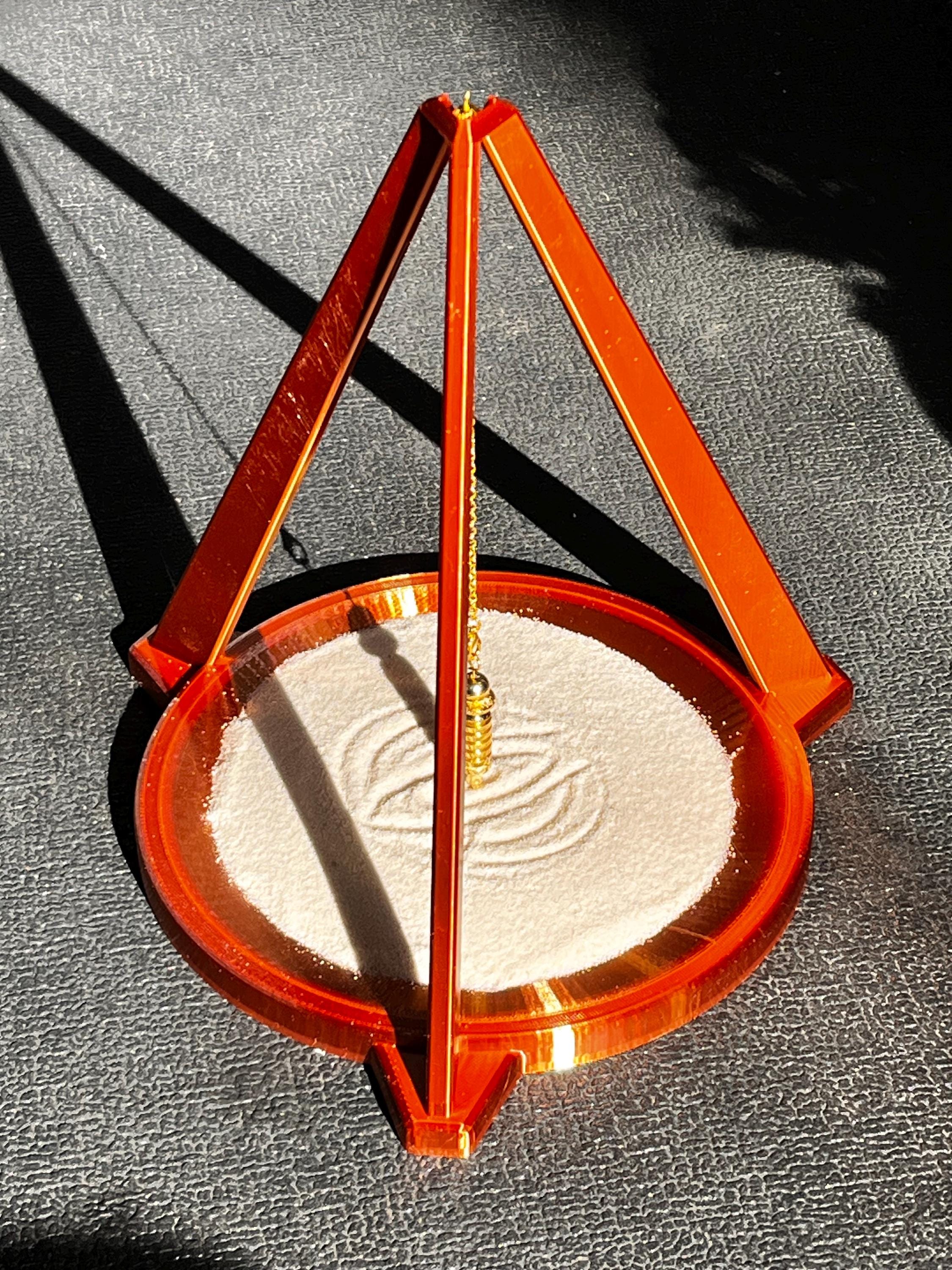 Magus 3D Printed Pendulum Sand Stand: Divination Tool, Gothic Altar De ...